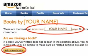 Using Author Central: pulling print and digital together